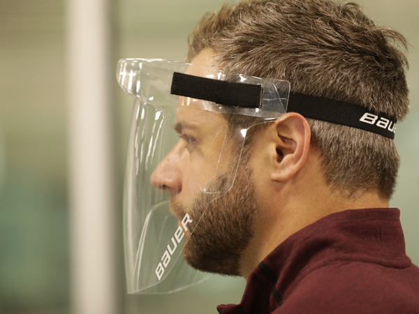 BAUE INTEGRATED CAP FACE SHIELD